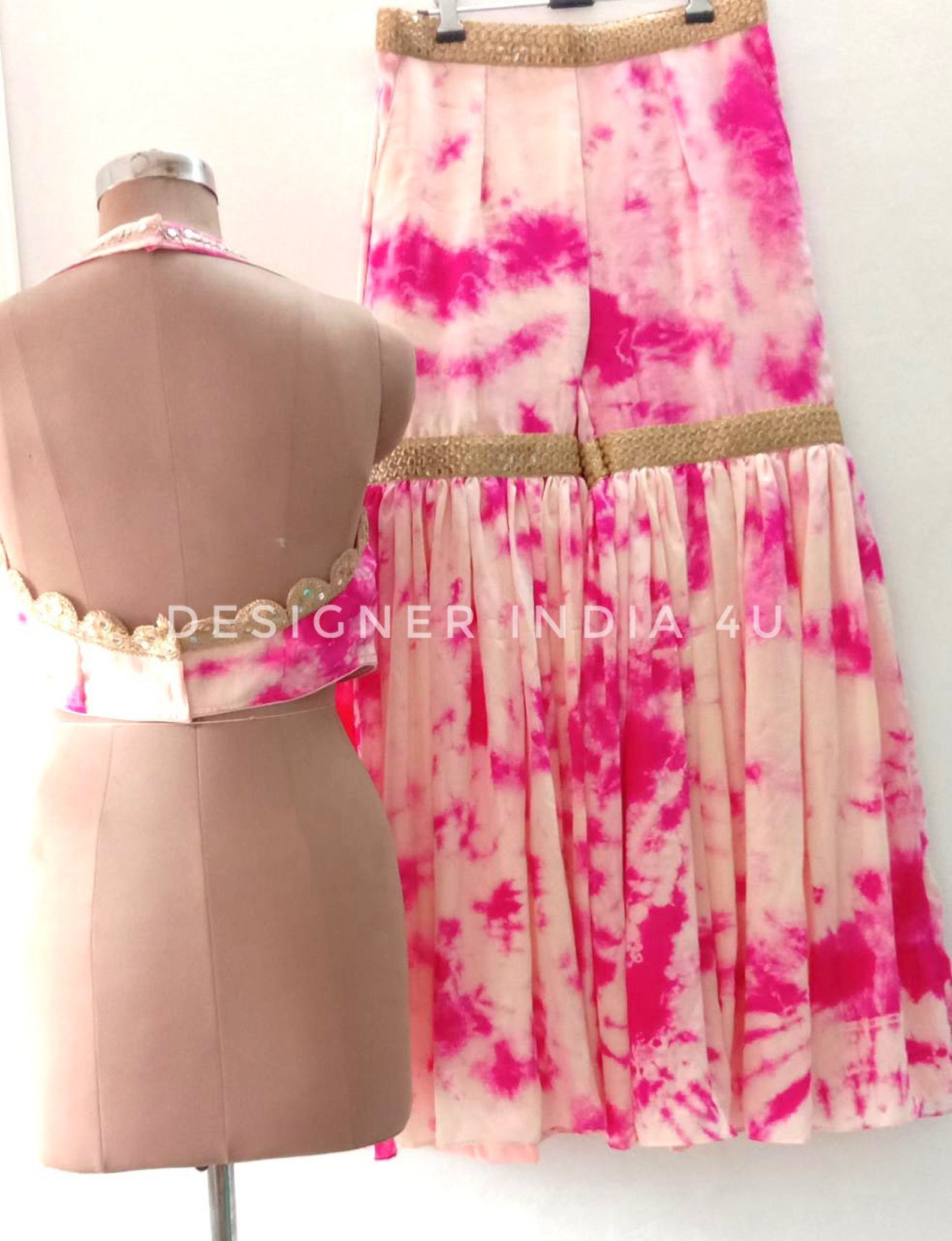 Sharara With Crop Top for Girls Custom Stitched Ready to Wear - Etsy