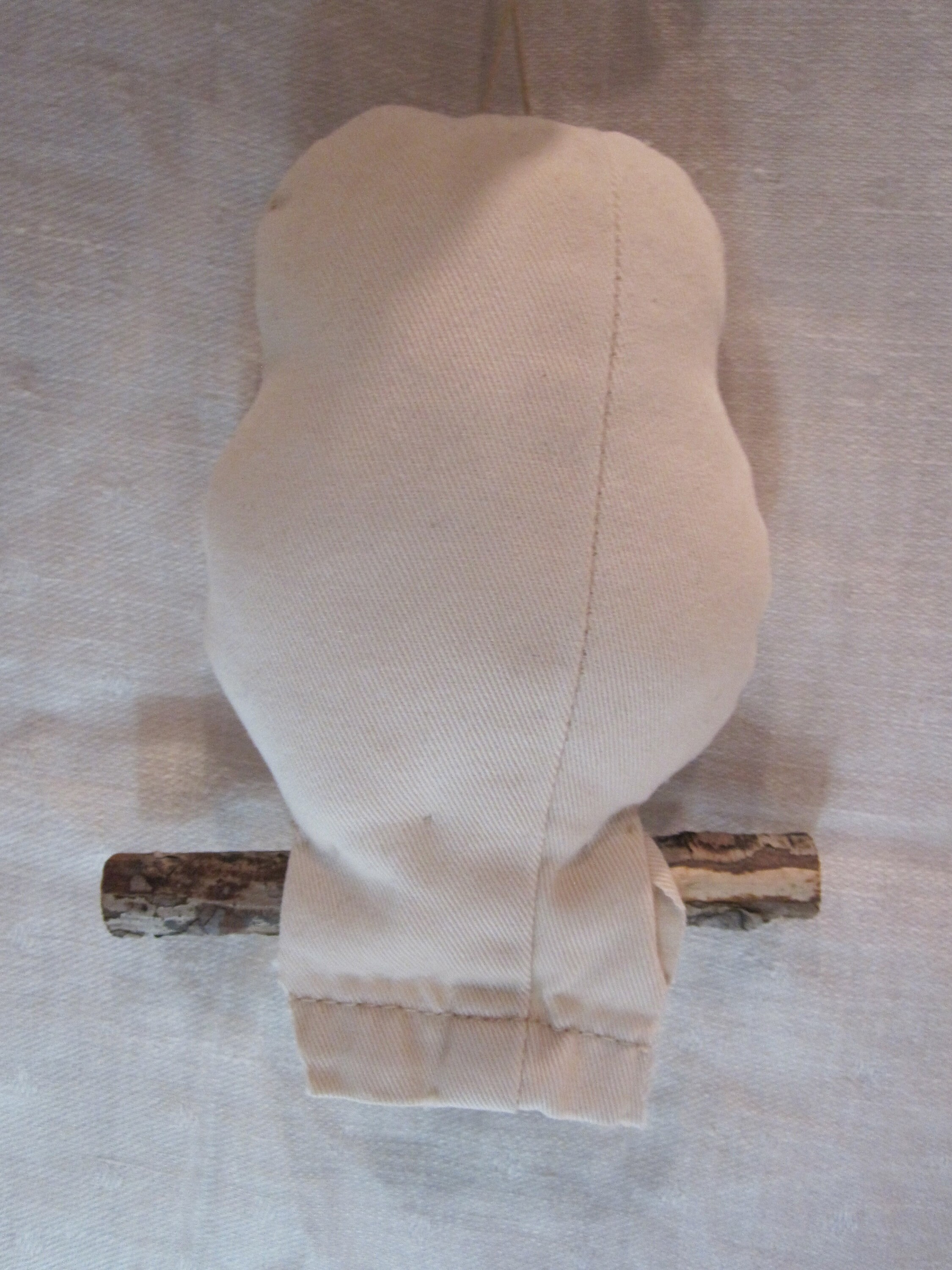 Blue Great Horned Owl, Re-purposed Denim Owl, Button Eyed Owl, Barn Owl ...