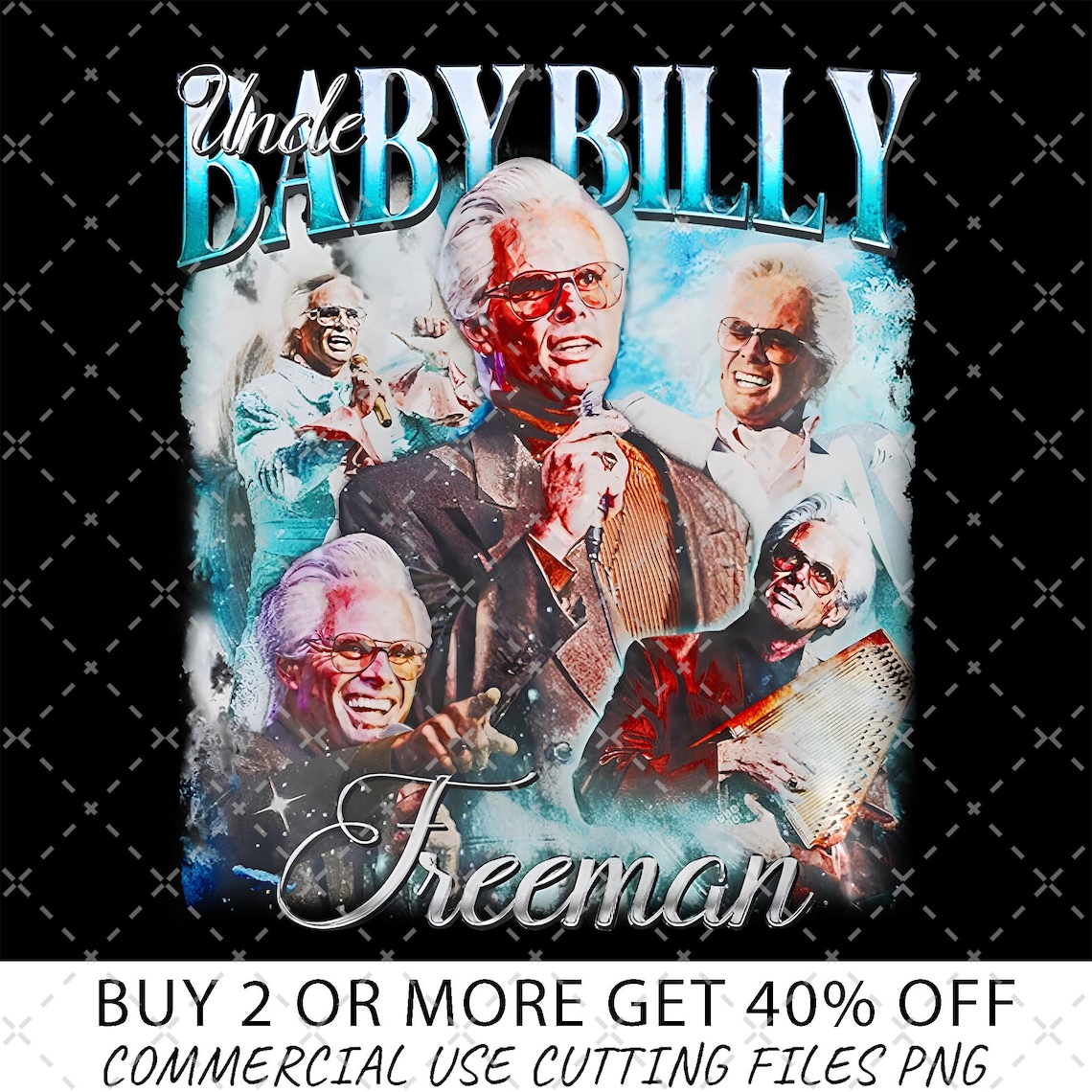 Uncle Baby Billy Freeman Movie Png, Bible Bonkers Vintage 90s Y2K ...