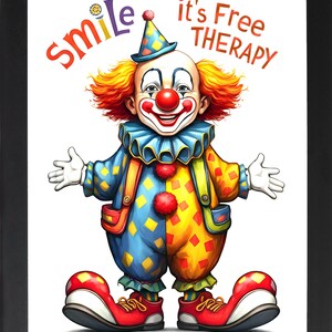 Smile It's Free Therapy, Framed Mental Health Wall Art, Mental Health ...