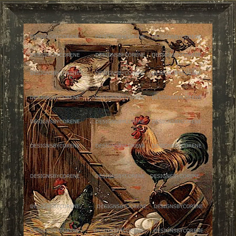 Chicken Wall Art - Etsy