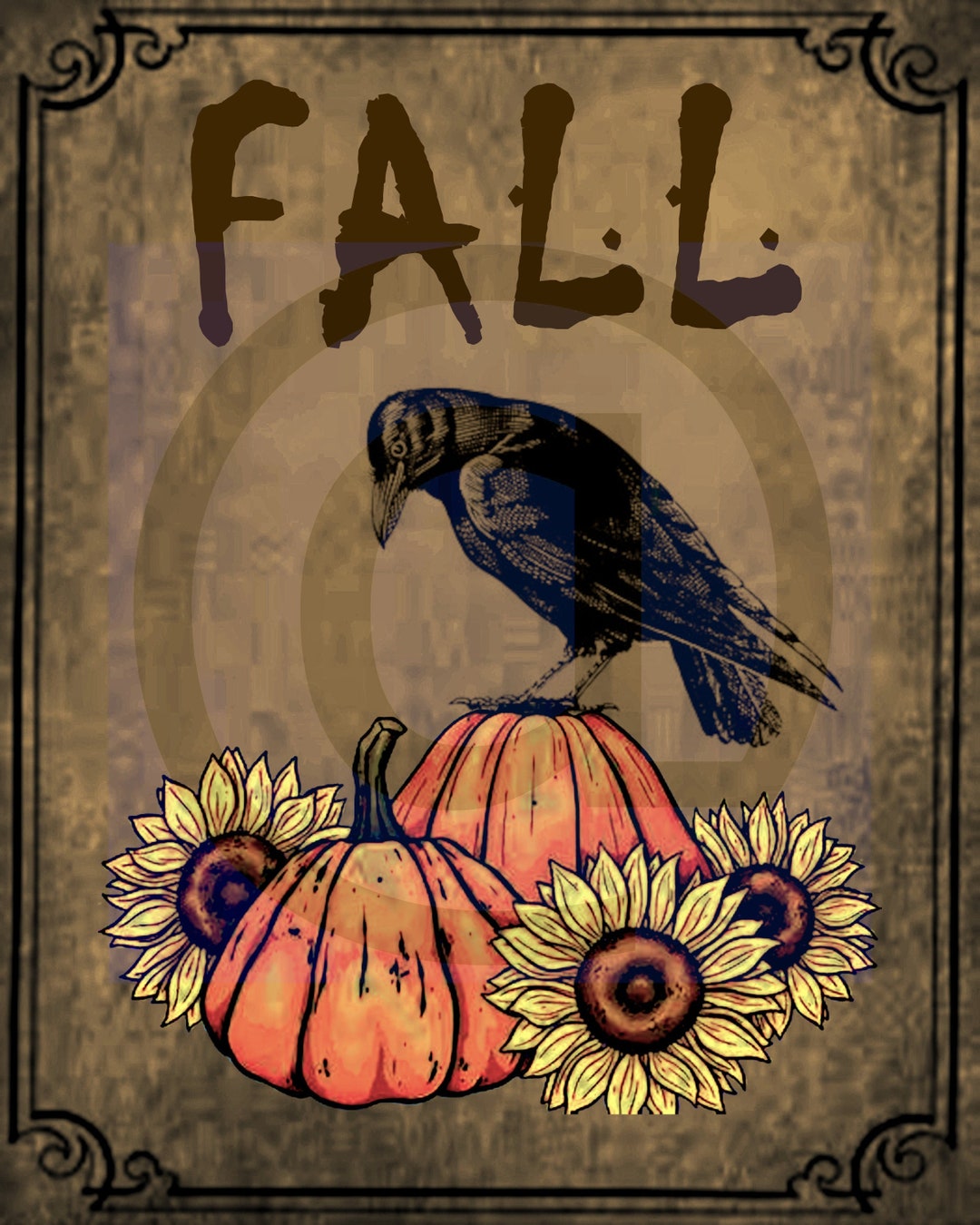 Primitive Fall Wall Art Feed Sack Logo Print Tag Pillows Pantry Labels ...