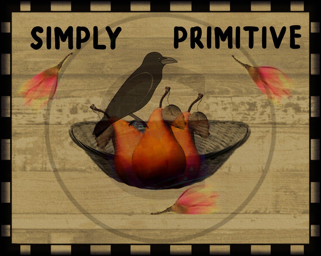 Simply Primitive Wall Art Quote Print/labels/tags/cards Wall Art Home ...