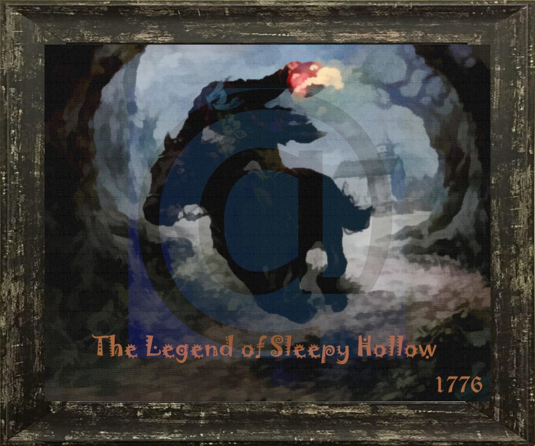Primitive Colonial Halloween the Legend of Sleepy Hollow Headless ...