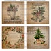 Primitive Christmas Labels/gift Tags/logos/ Feed Sack Ornies - Etsy