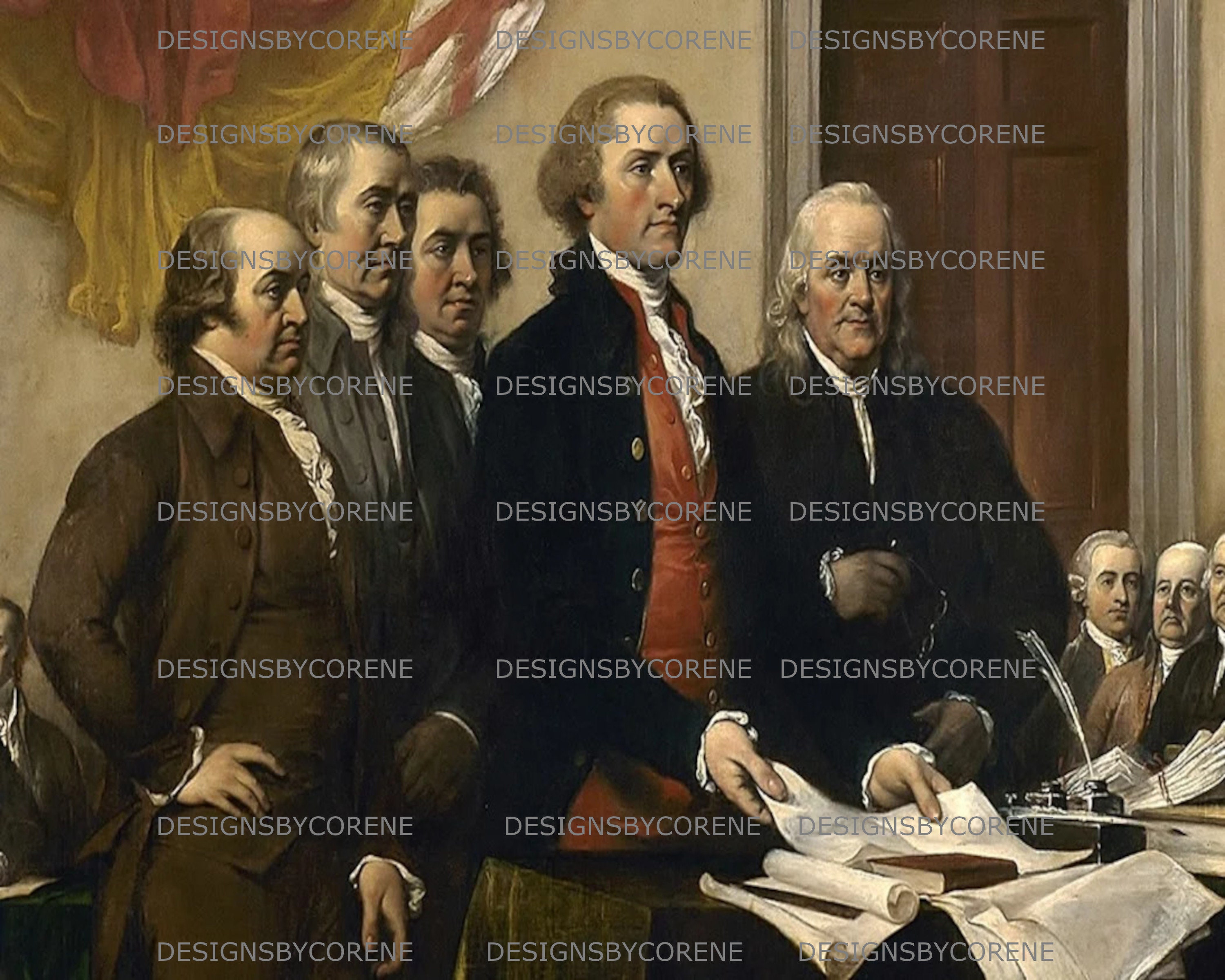 Founding Fathers Painting