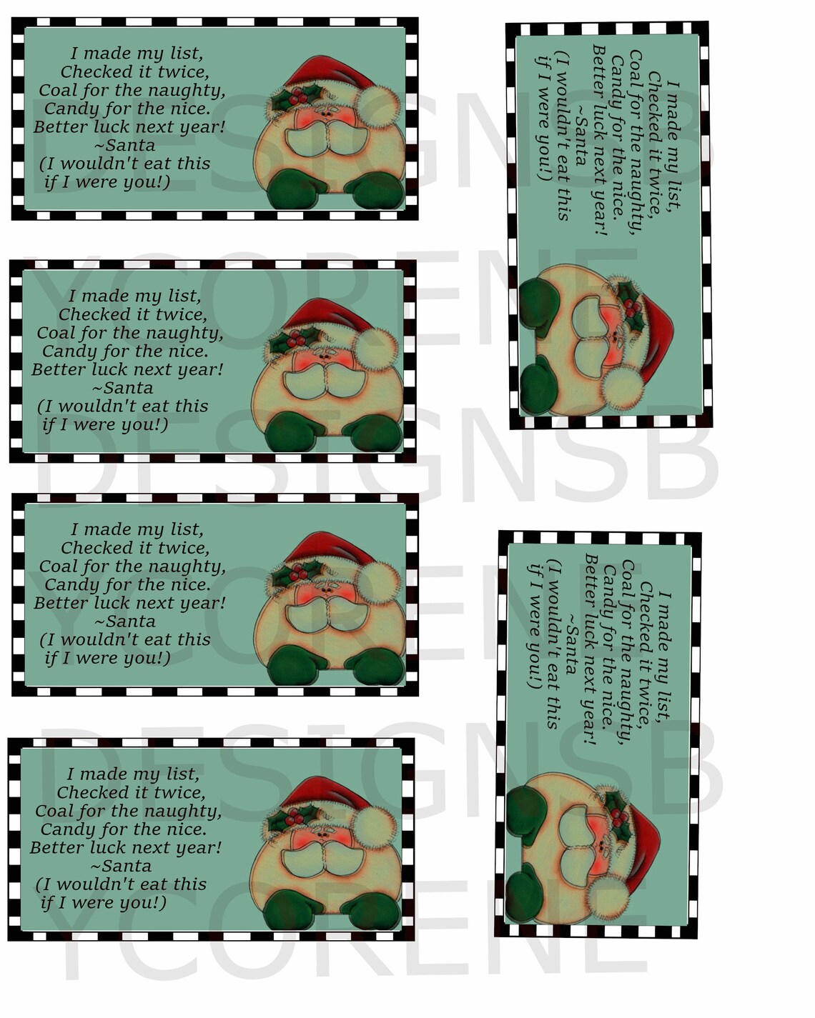 Lump of Coal Topper Digital Printable Gag Gift Good Craft - Etsy