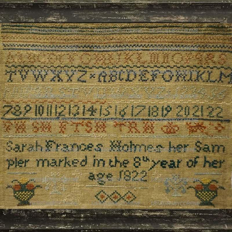 Primitive Sampler - Etsy