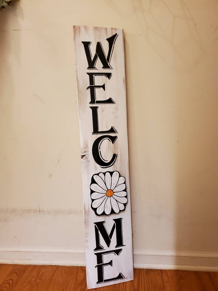 Seasonal Welcome Sign - Etsy