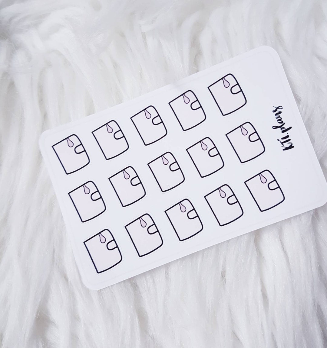 Planner Paperclip Sticker Planner - Etsy