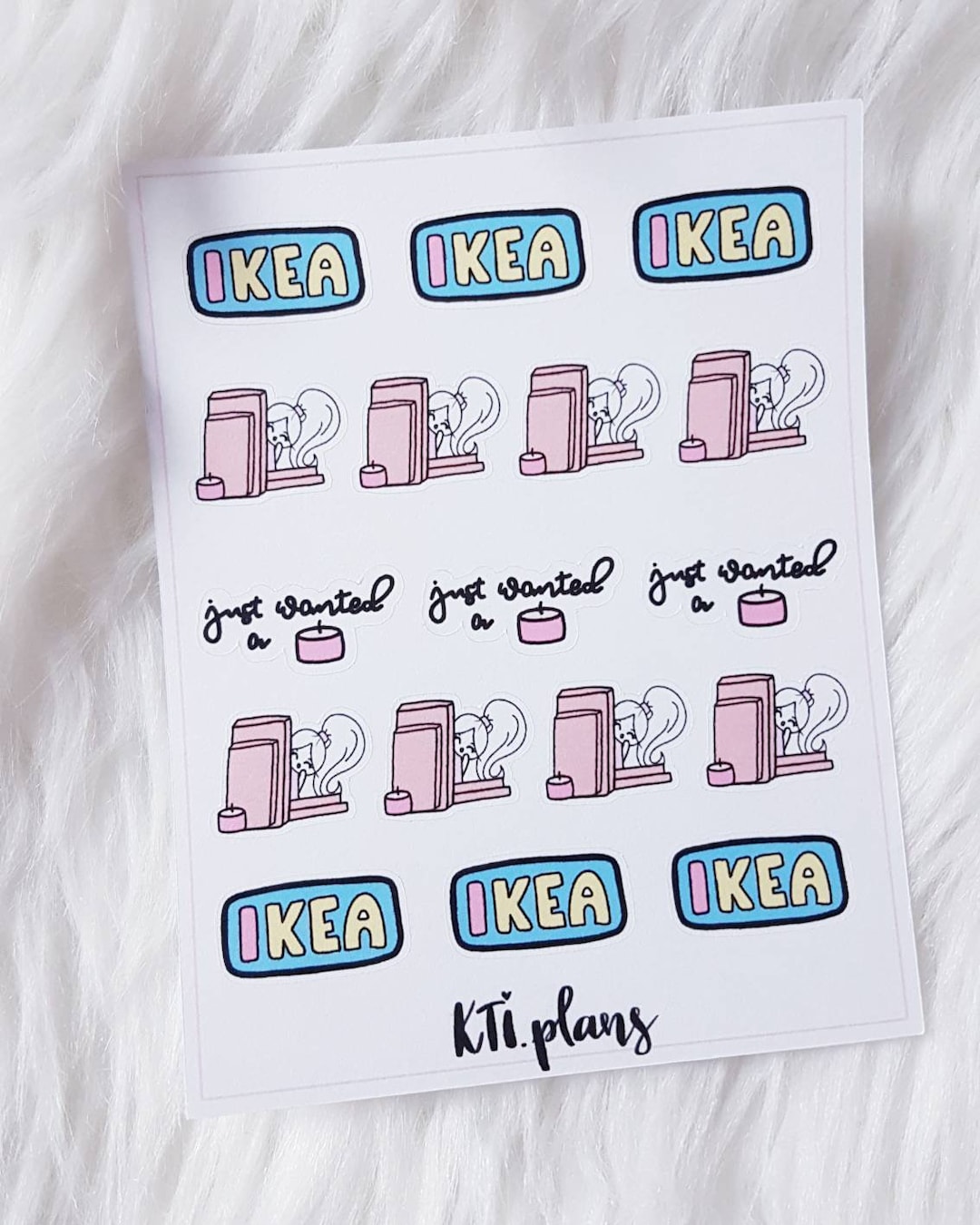 IKEA Sticker Planner Calendar - Etsy