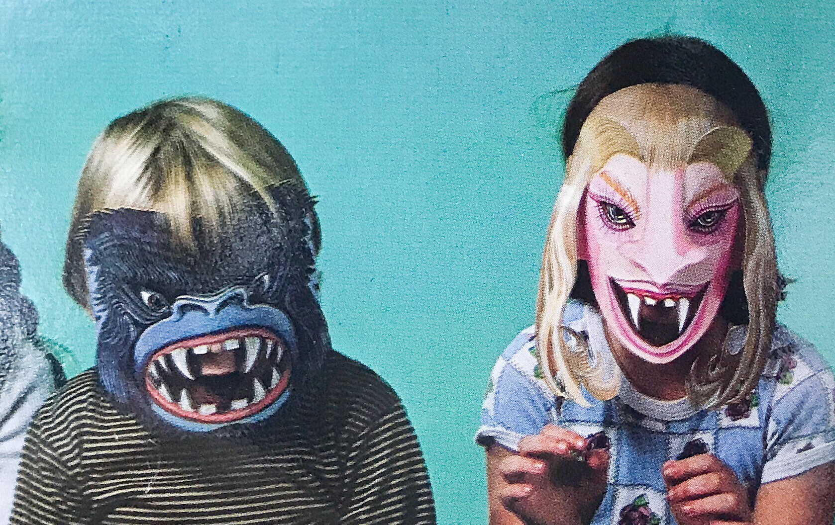 10 Creepy Kids' DIY Paper Halloween Masks: cut and | Etsy