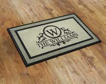 Monogram Door Mat - Etsy