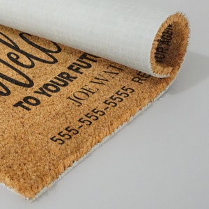 Personalized Realtor Custom Open House Doormat Realtor Doormat Business ...