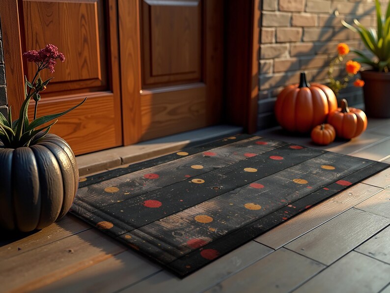 Halloween Ghost Mat, Candy Mat, Welcome Halloween Mat Halloween Decor ...