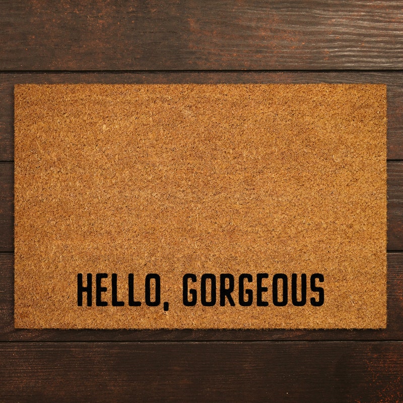 Hello Welcome Mat - Etsy