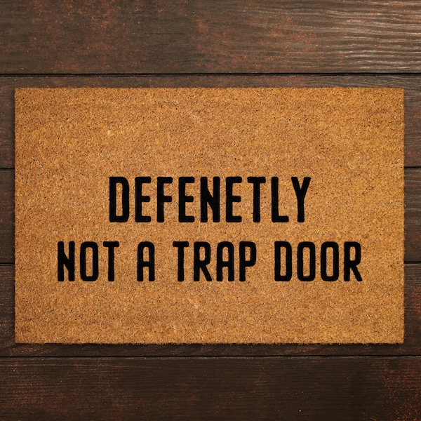Trap Door Doormat - Etsy