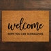 Welcome Peace and Love Doormats, Peace and Love Doormat, Home Doormats ...