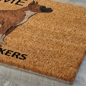 Welcome Hope You Like Boxer Doormat, Welcome Boxers Door Mat, Boxer ...