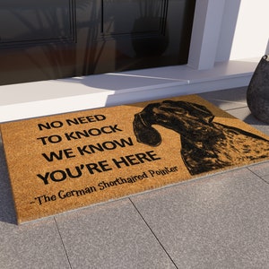 German Shorthaired Pointer Doormat, the German Shorthaired Pointer Door ...