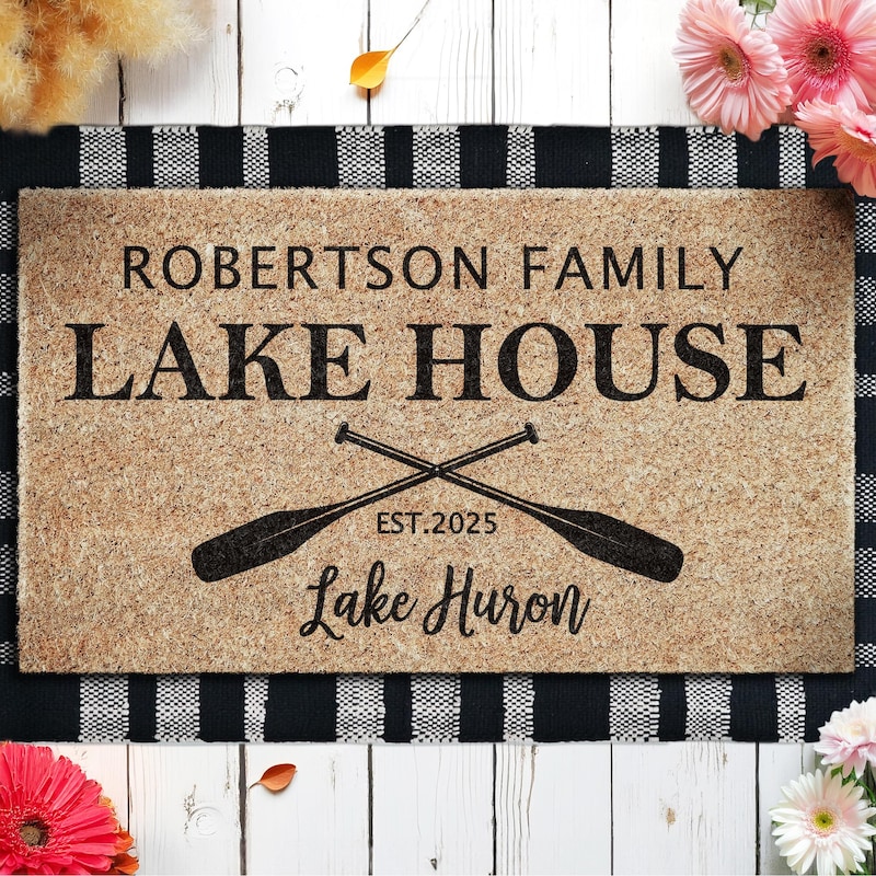Lake House Doormat - Etsy