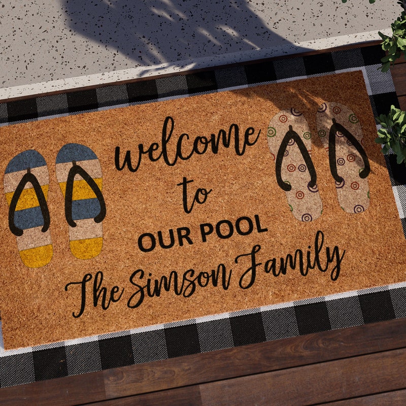 Pool Mat Flip Flop - Etsy