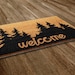 Welcome to Forest Door Mat, Forest Welcome Coir Door Mats, Funny ...