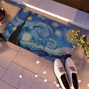 Vincent Van Gogh's the Starry Night (1889). Famous Painting, Mat ...