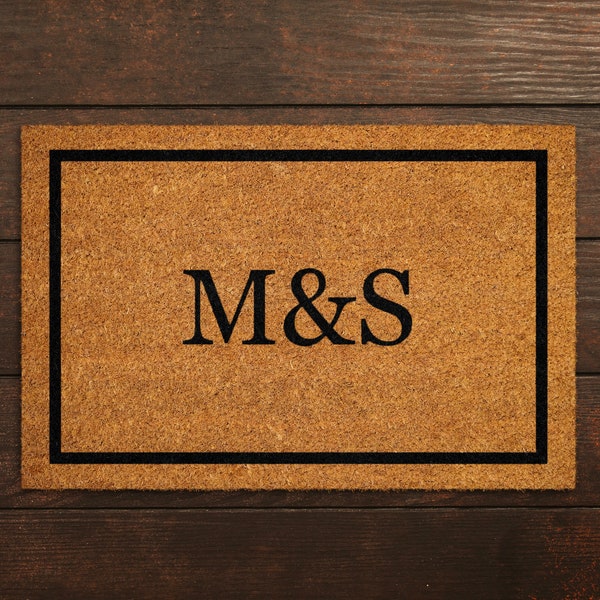 Hand Painted Name Doormat - Etsy