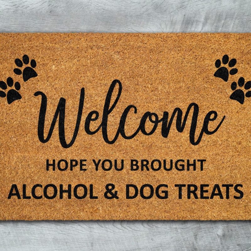 Funny Alcohol Door Mat - Etsy