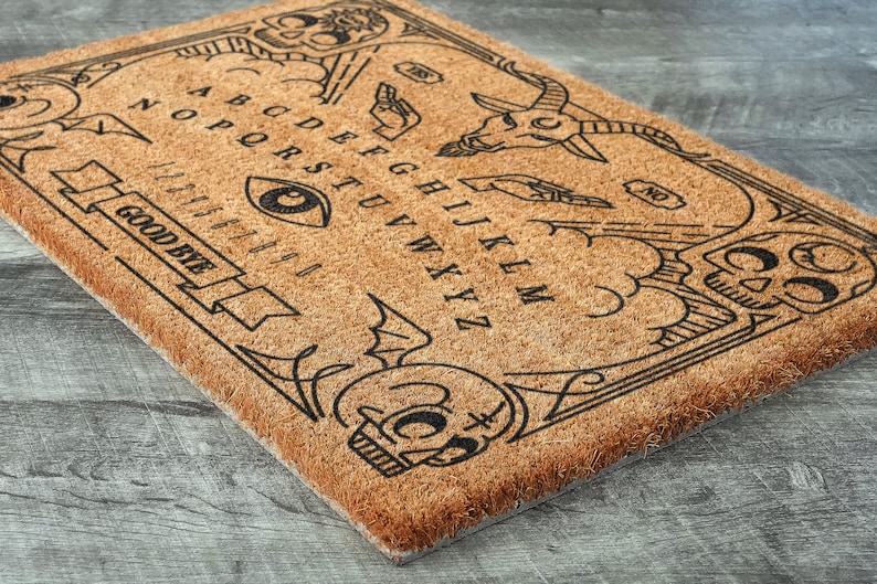 Halloween Classic Ouija Board Coir Door Mat Welcome Halloween - Etsy