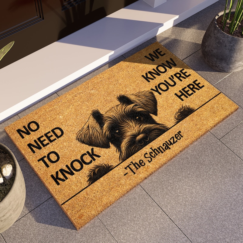 Personalized Doormat Dog Door Mat - Etsy