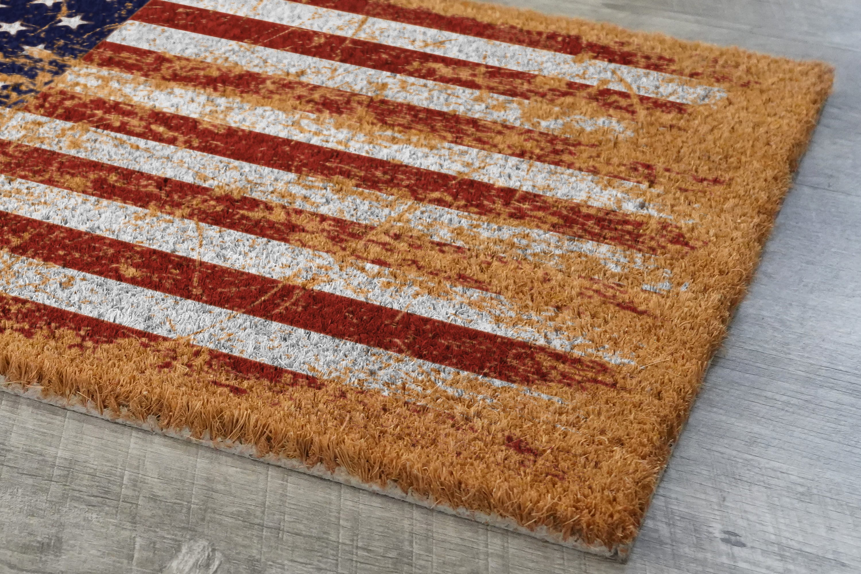 USA Flag Patriotic Door Mats, Funny Doormat, USA Flag Welcome Mats - Etsy