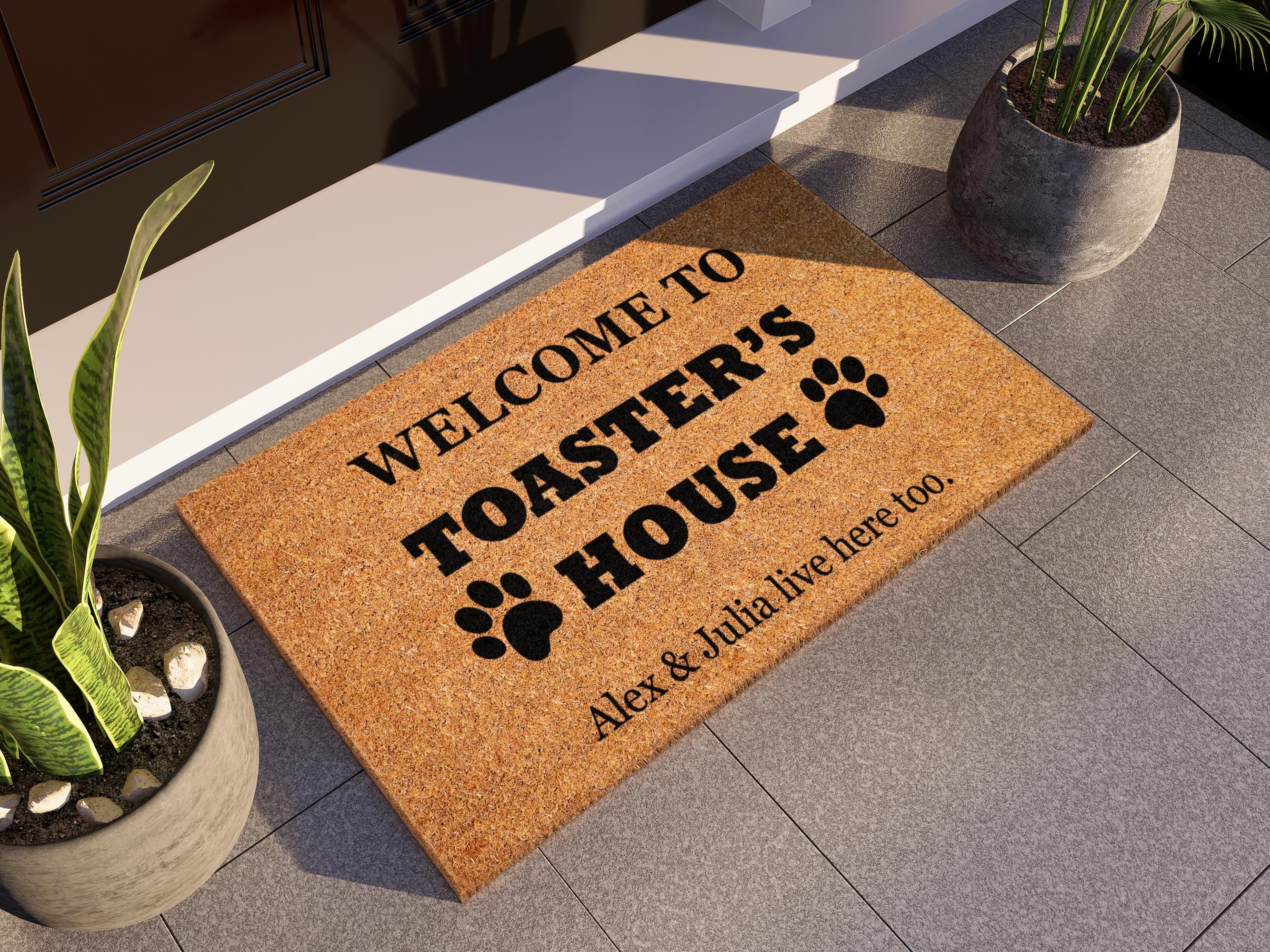 Dog Name Mat Personalized-welcome Mat for Dog-door Mat for Dogs ...