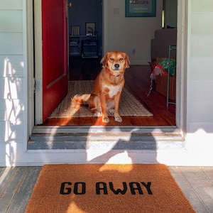 Go Away Welcome Doormats, Welcome Go Away Mat, Go Away Home Doormats ...