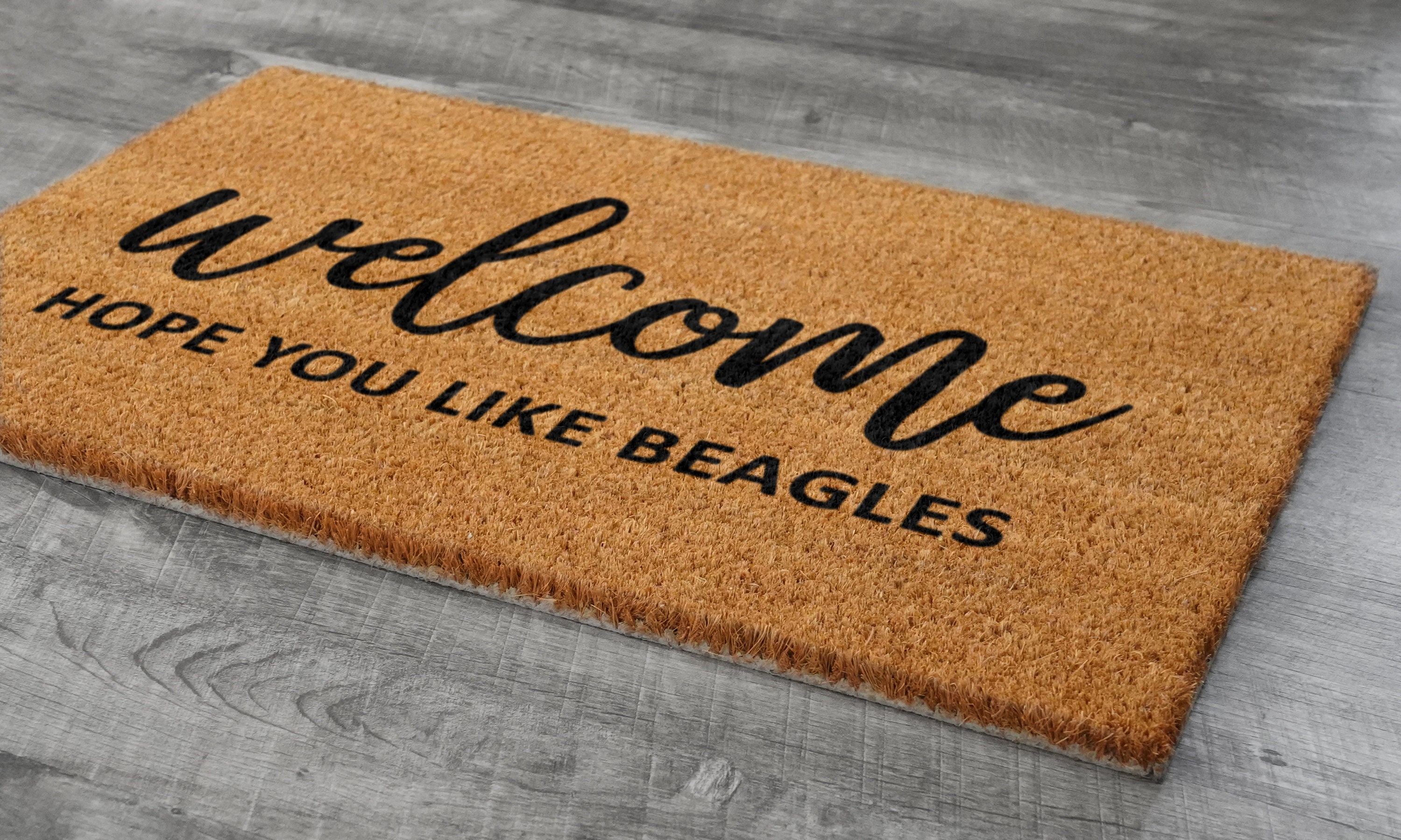 Beagles Home Door Mat Hope You Like Beagles Door Mats Funny - Etsy