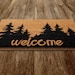 Welcome to Forest Door Mat, Forest Welcome Coir Door Mats, Funny ...