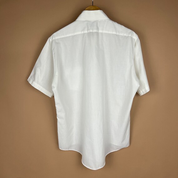 Vintage Mens Size XL 46 inch Chest White Button Up Dr… - Gem