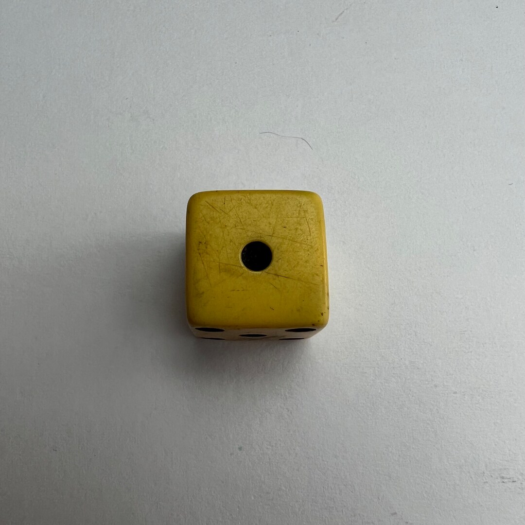 Vintage Bakelite Dice 1960s Butterscotch With Scratches - Etsy