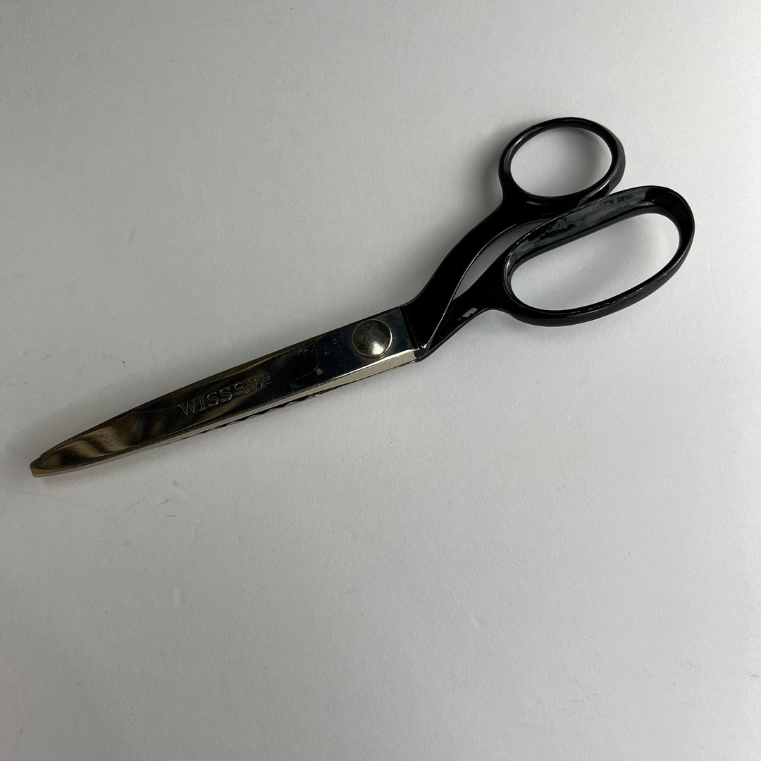 Vintage WISS CB 9 Inch Pinking Shears Sewing Fabric Scissors USA - Etsy