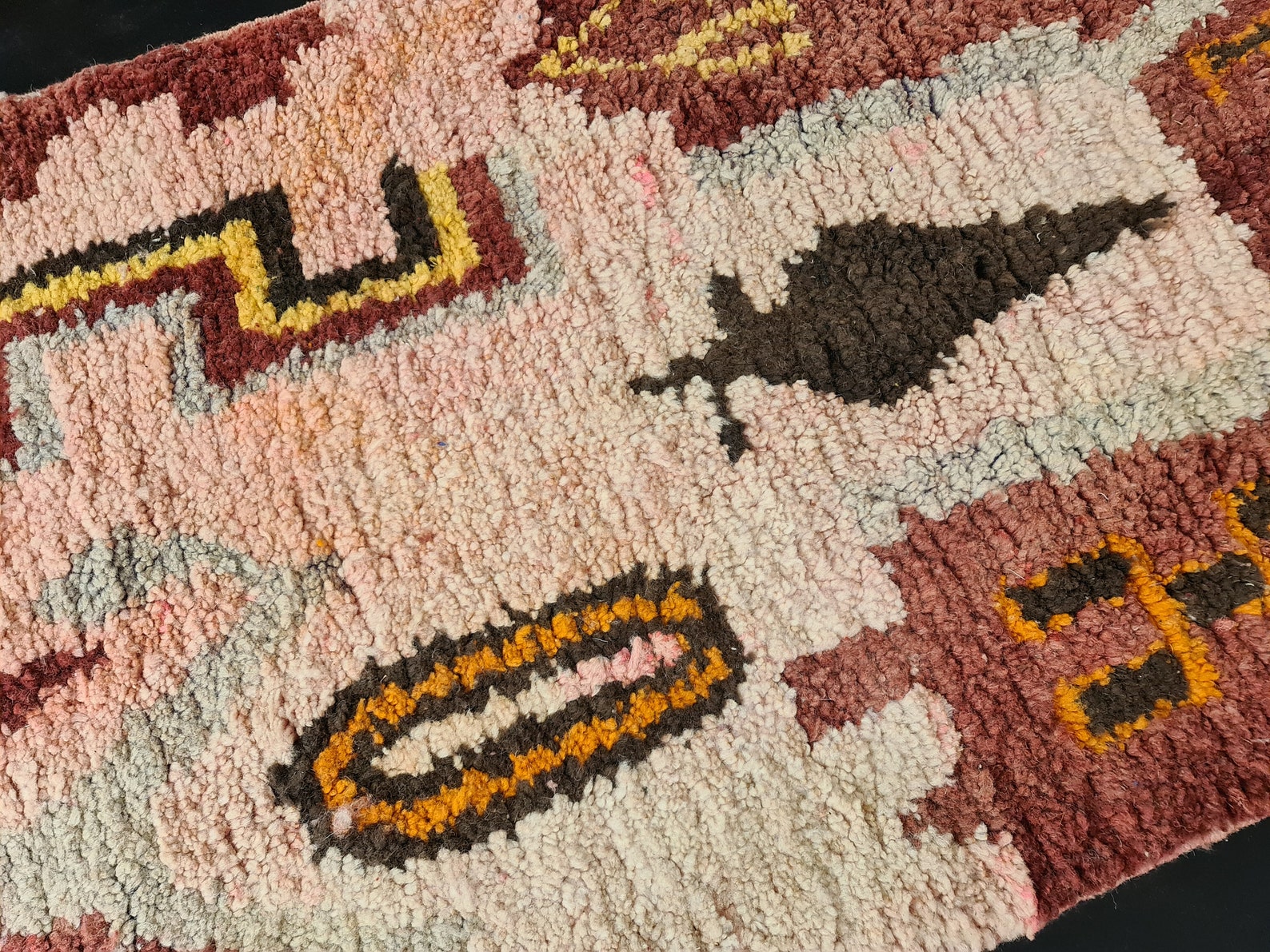 Artistic Moroccan Rug Moroccan Runner Rug Tribal Wool | Etsy