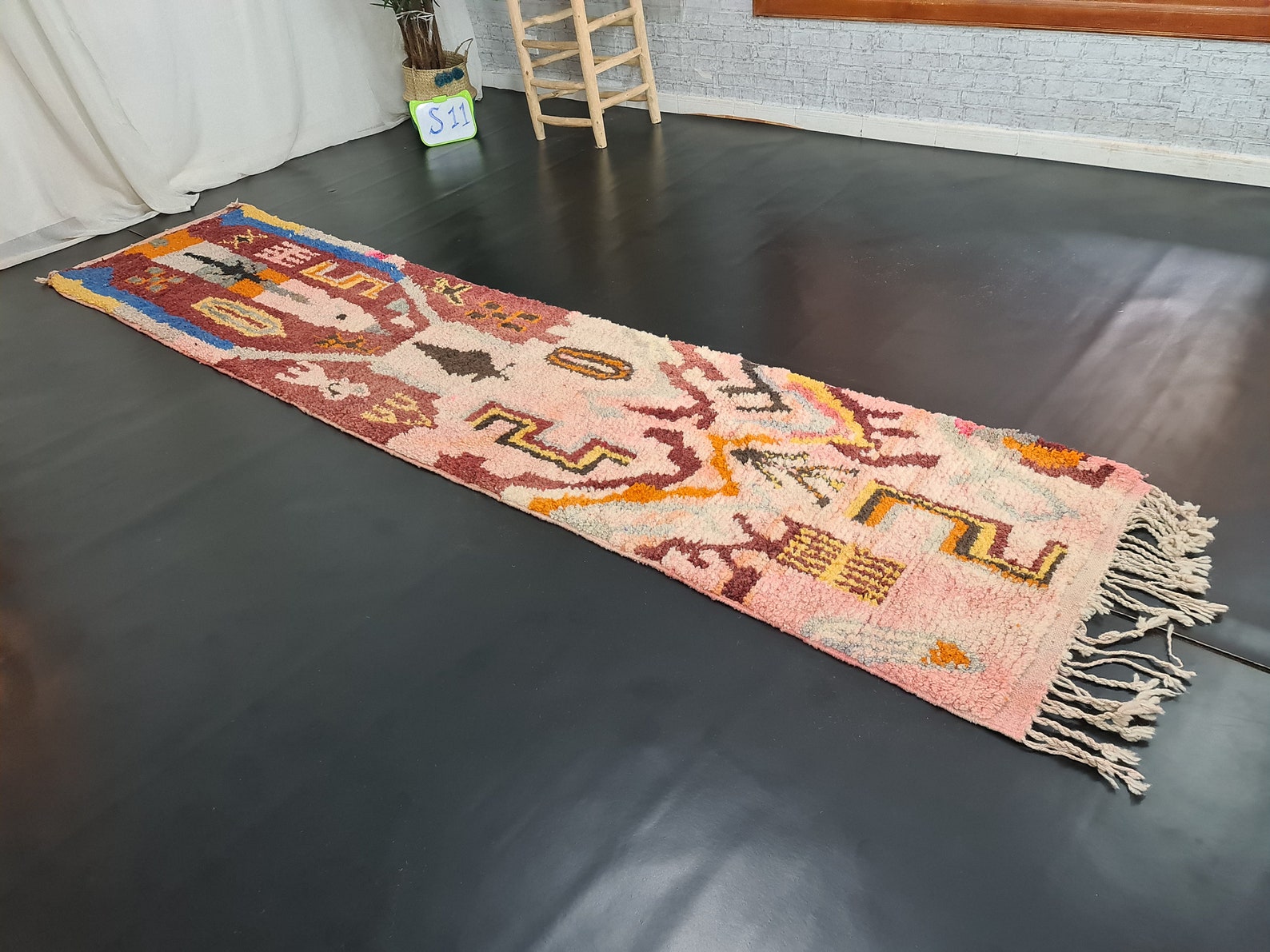 Artistic Moroccan Rug Moroccan Runner Rug Tribal Wool - Etsy