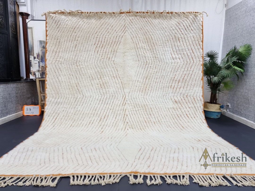 TUFTED MOROCCAN RUG, Custom Size Beni Ourain Rug, Handmade Berber ...