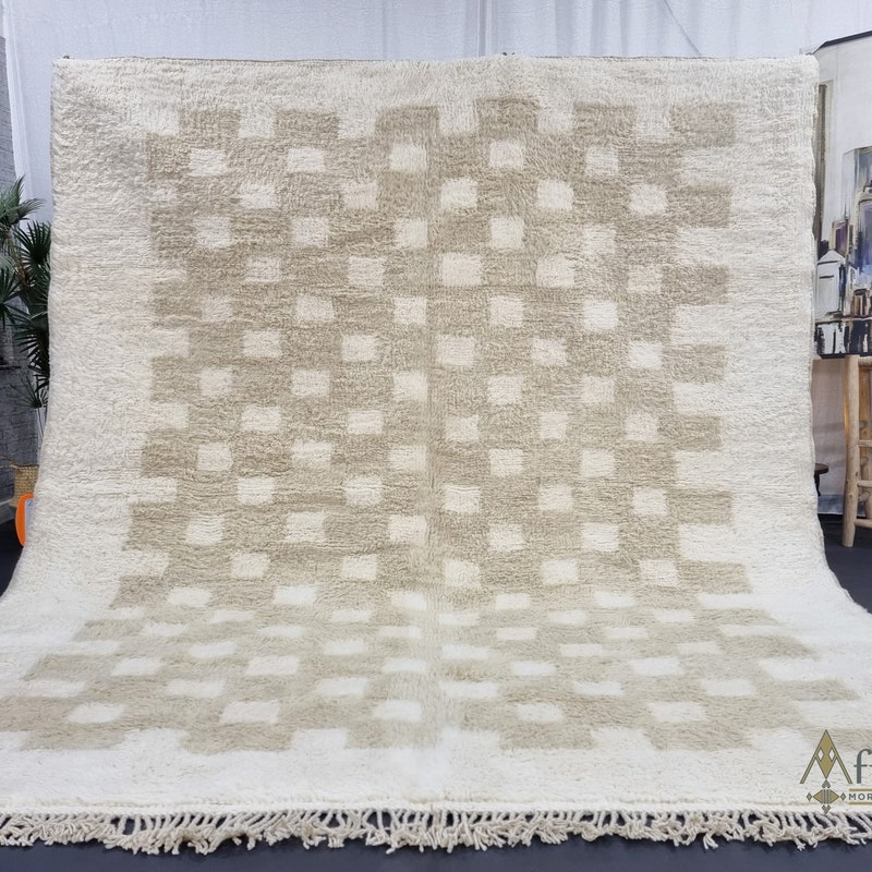 Moroccan Checkered Rug - Etsy