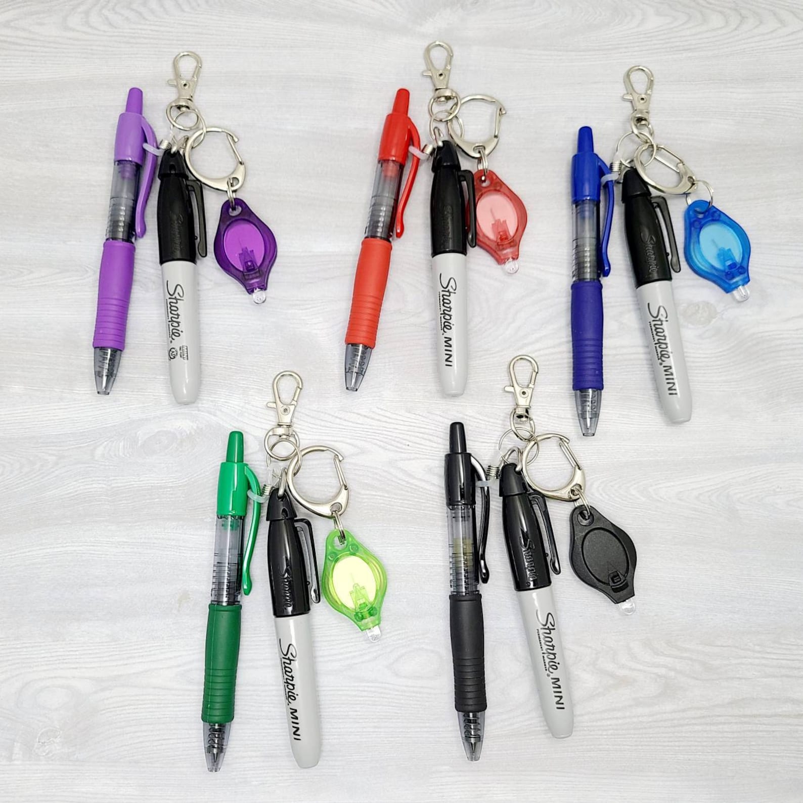 Badge Reel Accessories, Mini Pen, Keychain, Mini Marker, Mini Light ...