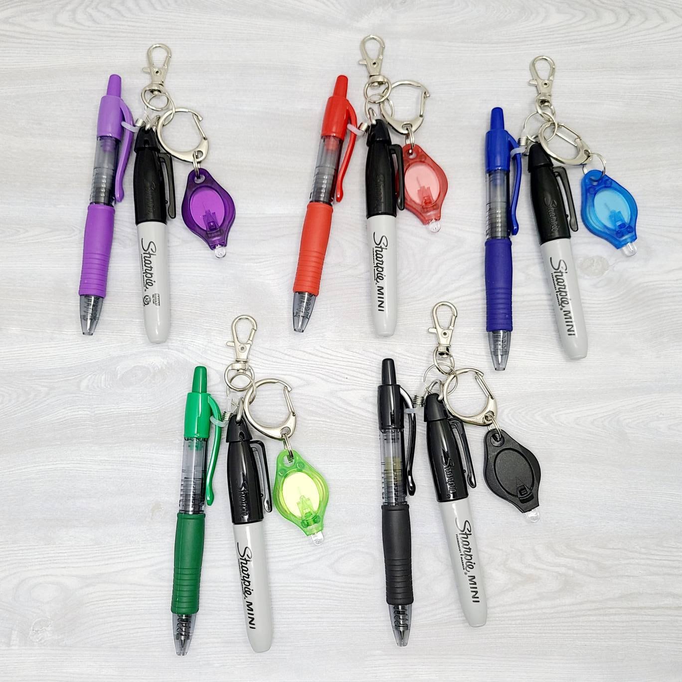 Badge Reel Accessories Mini Pen Keychain Mini Marker Mini - Etsy