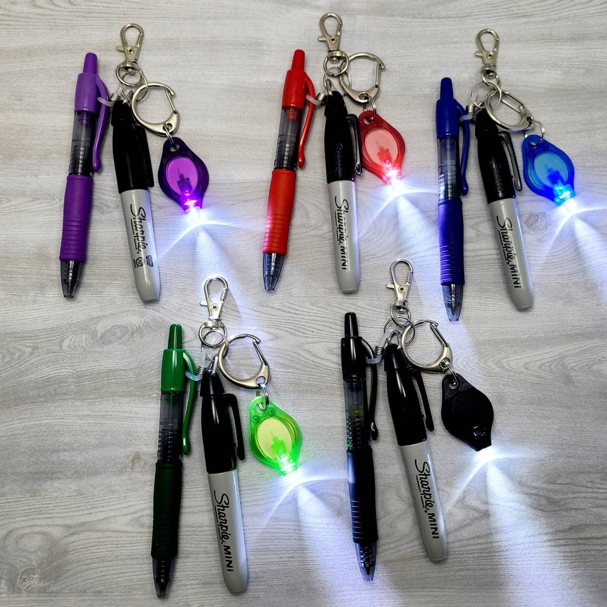 Badge Reel Accessories Mini Pen Keychain Mini Marker Mini - Etsy