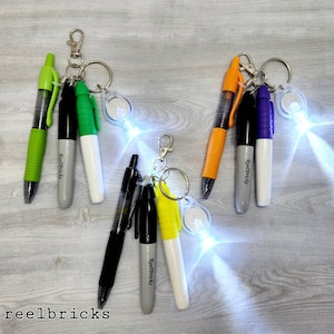 Badge Reel Accessories, Mini Pen, Keychain, Mini Marker, Mini Light ...