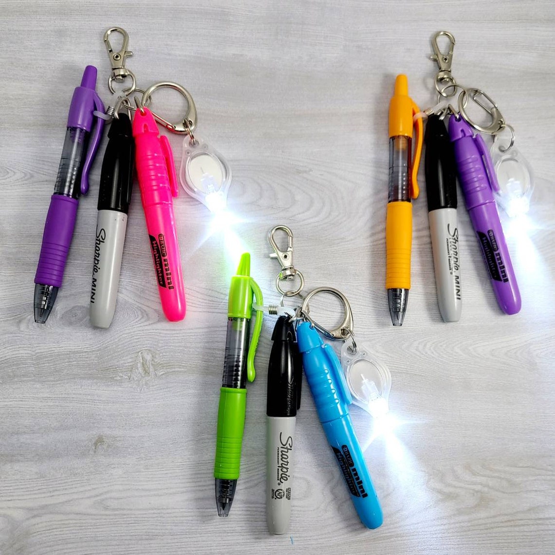 Badge Reel Accessories Mini Pen Keychain Mini Marker Mini - Etsy