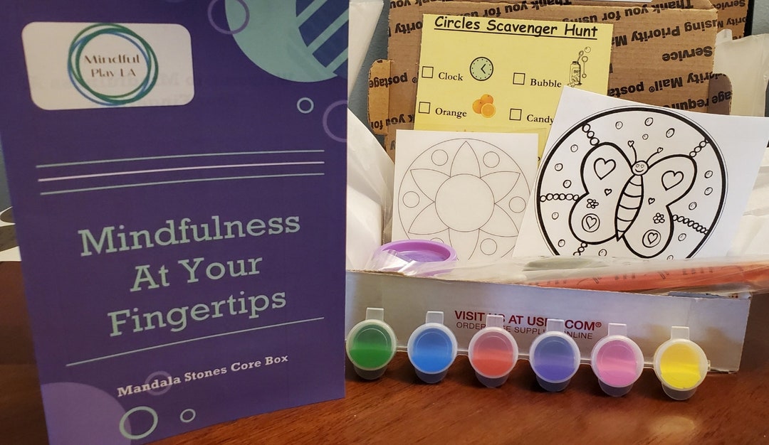 Mandala Activity Box for Kids (mindfulness) - Etsy